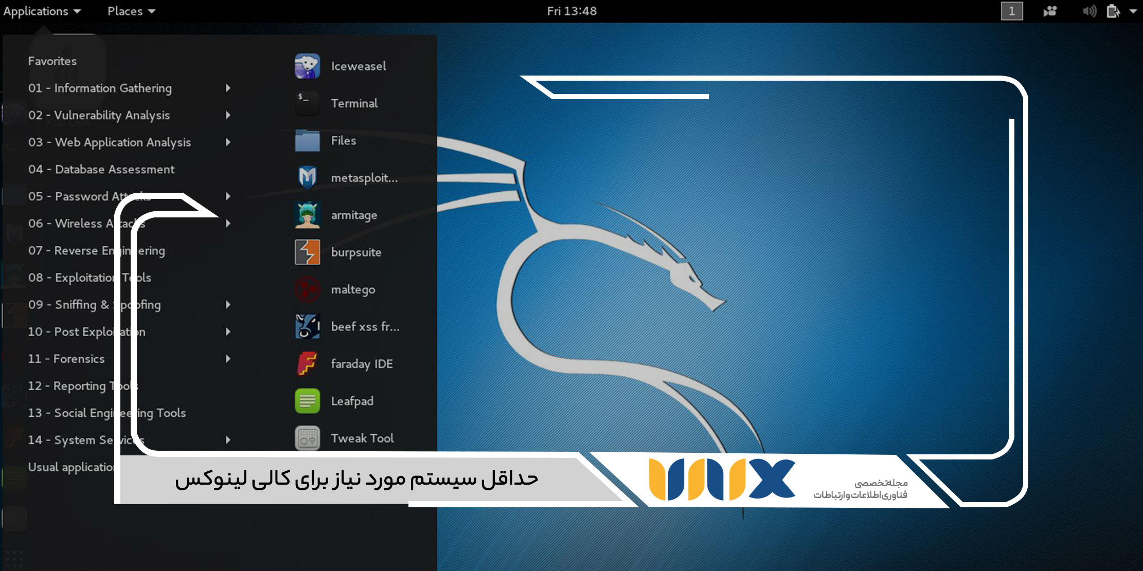 صفر تا صد کالی لینوکس - آموزش نصب کالی لینوکس - یونیکس مگ